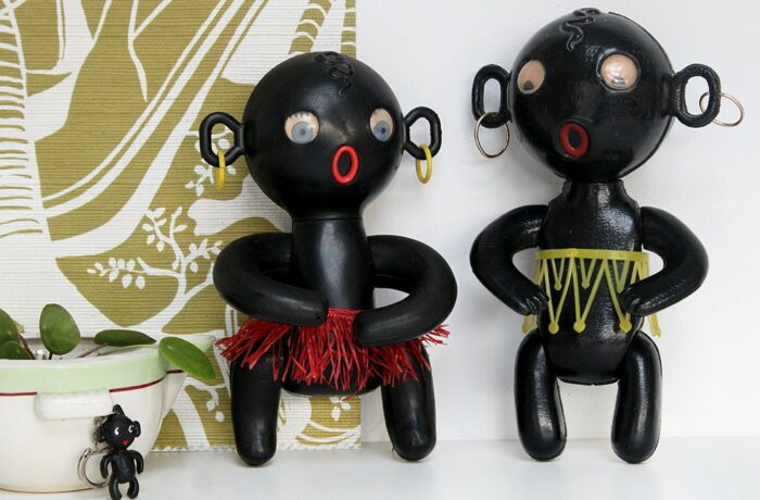 Personnage Michoko chez muluBrok brocante en Normandie